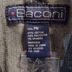 Baccini | Jackets & Coats | Nwt Baccini Stretch Denim Jacket With 34 ...